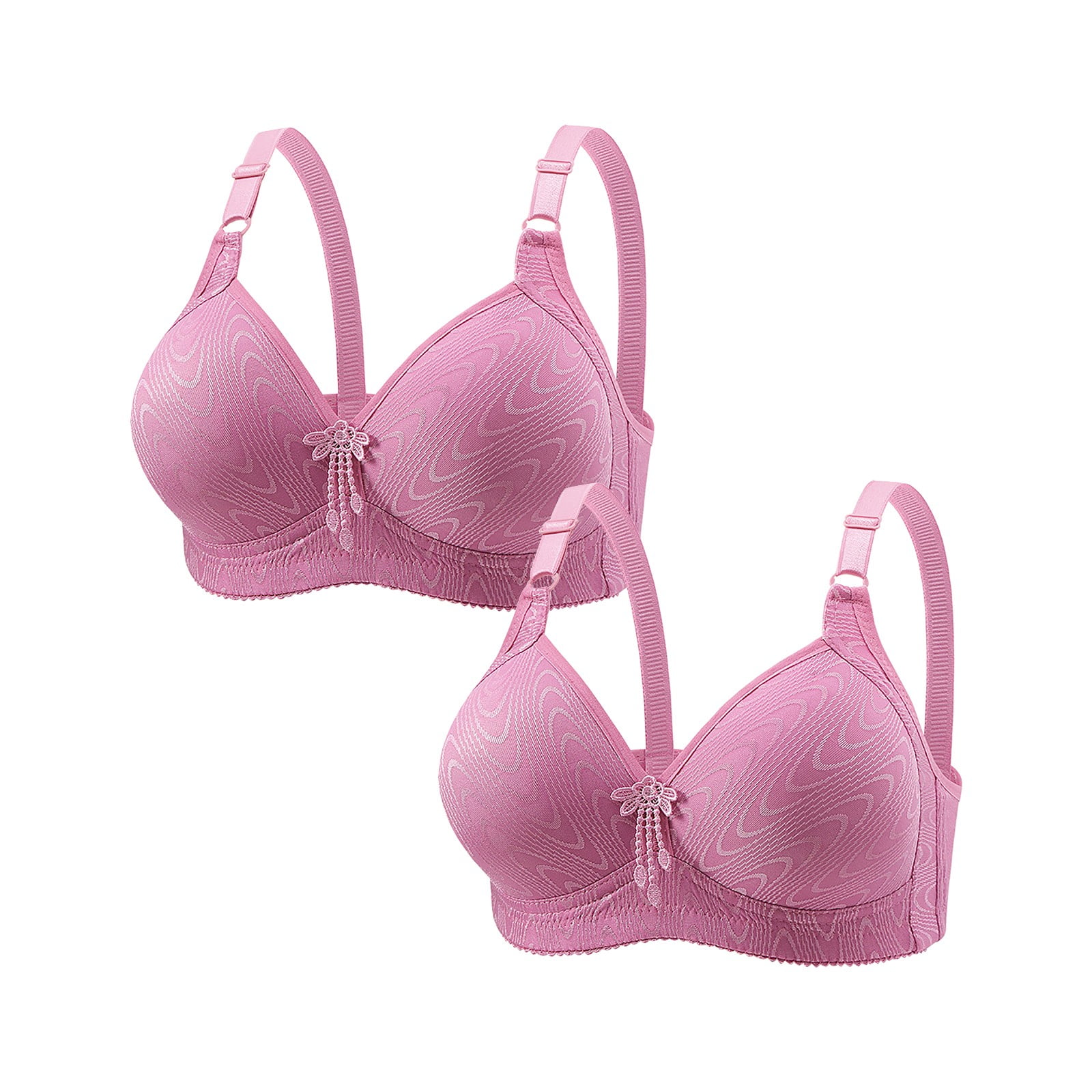 Audhol Push Up Bras for Women Bras for Women No Underwire Adjustable ...