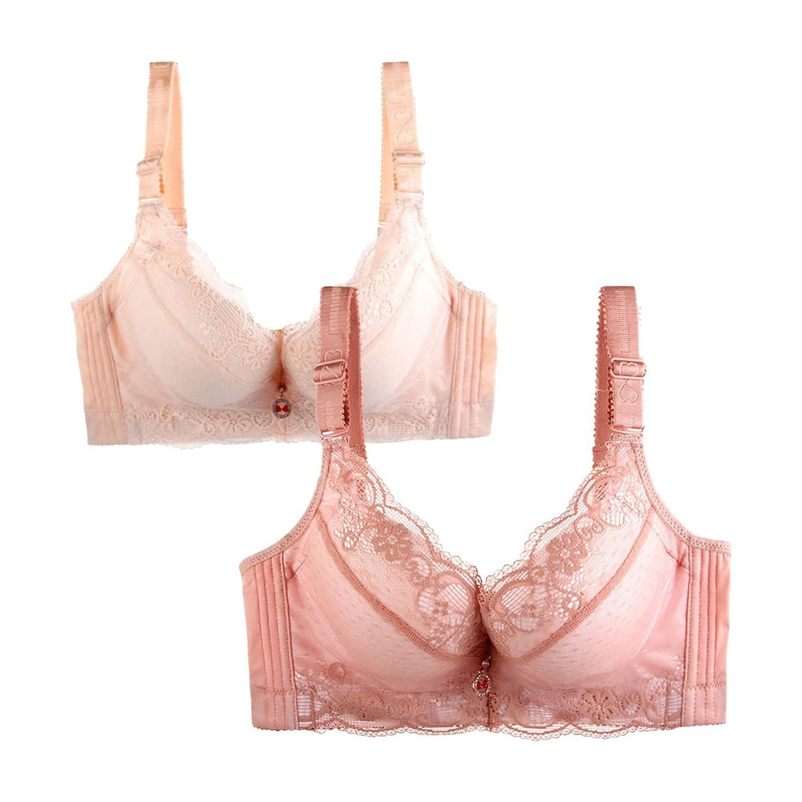 Audhol Push Up Bras for Women Pack of 2 Sports Bra Small Women's ...