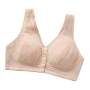 BLVB Womens Front Closure Bras No Underwire Comfort Everyday Soft Bras ...