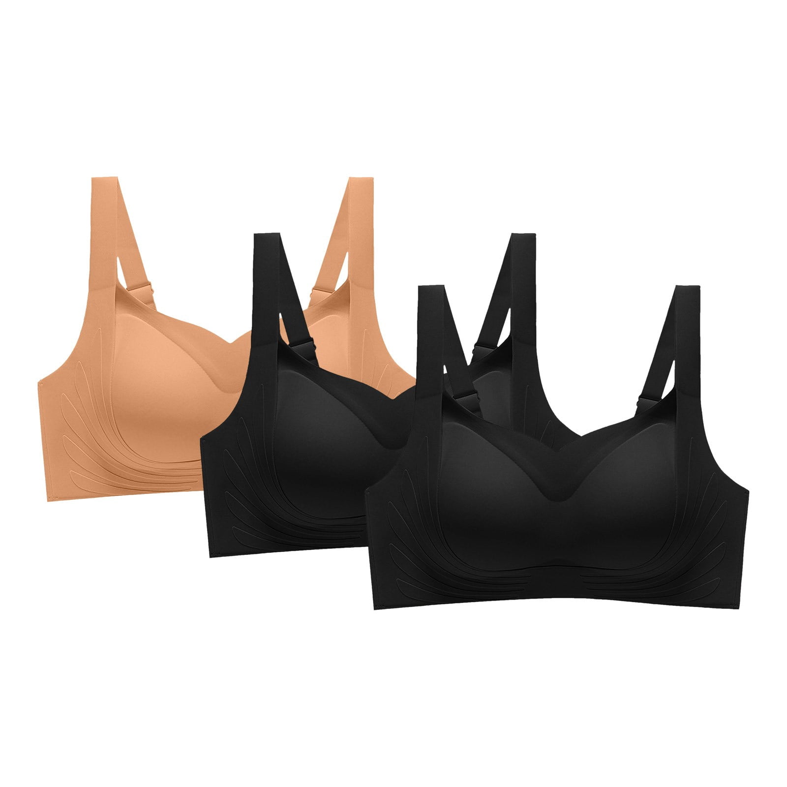 Audhol Tee Shirt Bra, Women's Comfortable and Traceless Chest Gathered ...