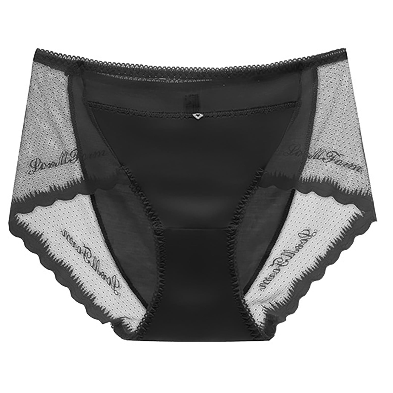 Audhol Underwear for Women Women Solid Color Lace Fabric High ...