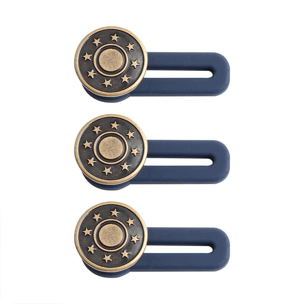Audhol Waist Knots 3Pcs Jeans Extendable Button Pants Waist Extension ...