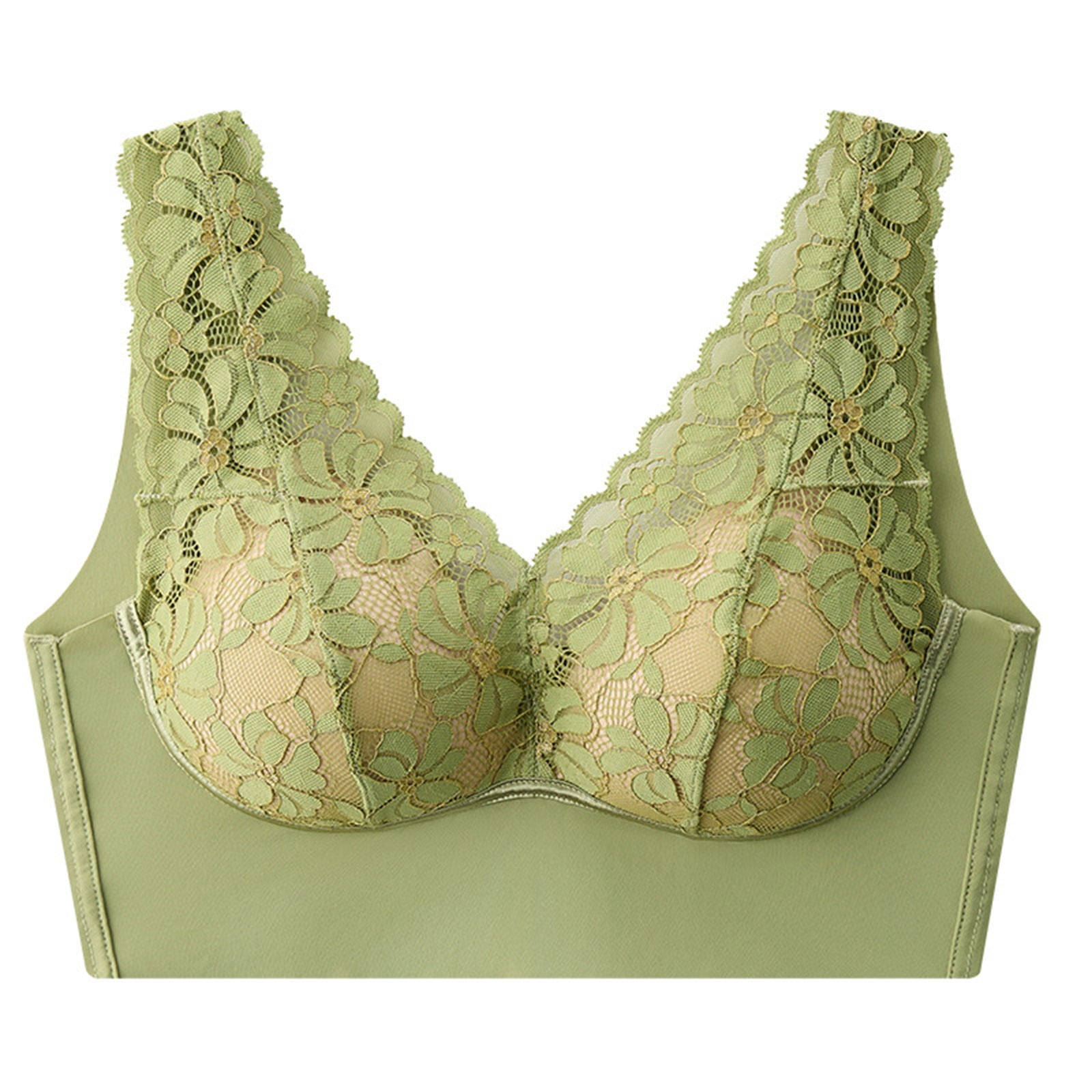 Audhol Wide Band Bras for Women, Versatile Comfy & Lacy Bra Top ...