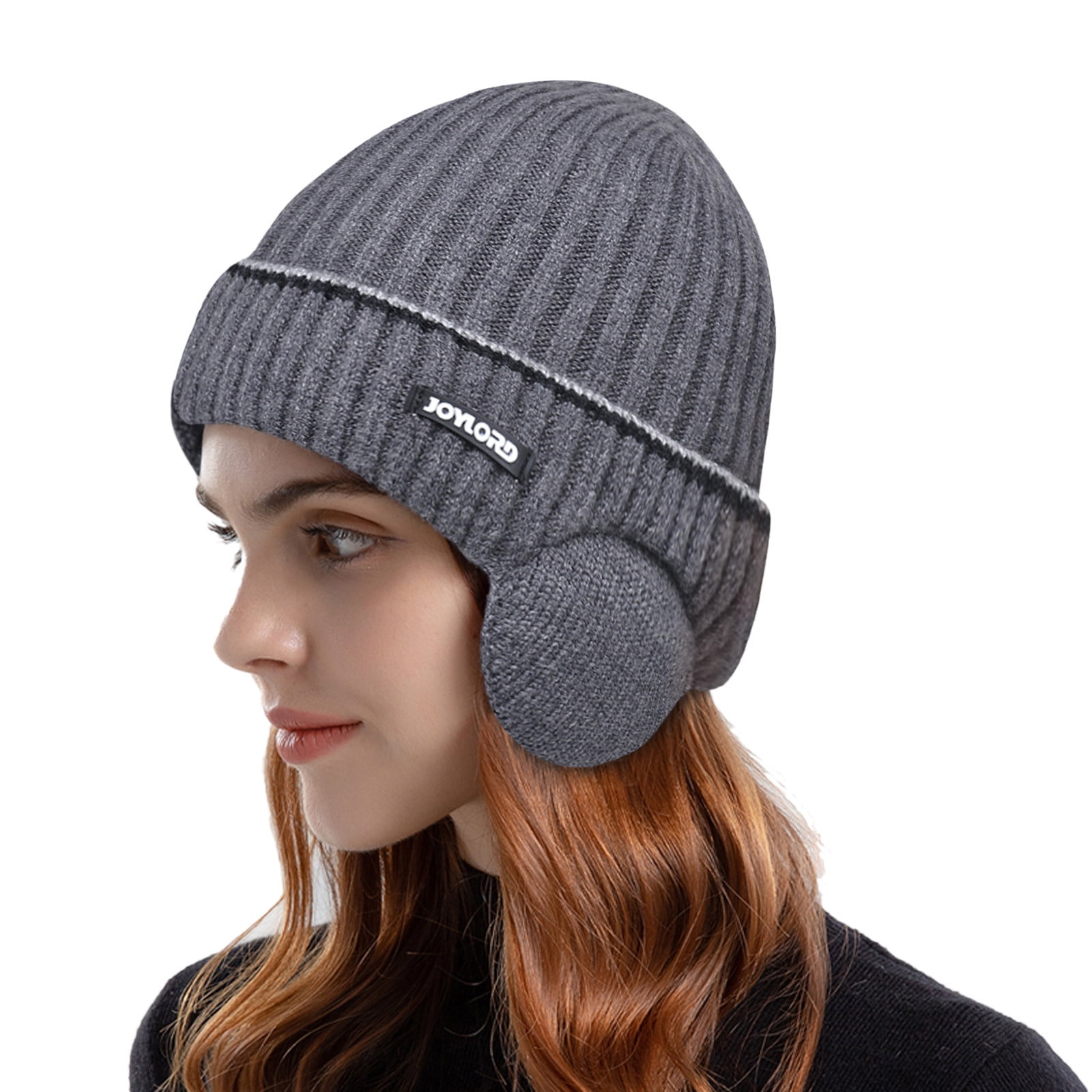 Audhol Winter Hats for Women Women's Foldable Handmade Ear Protection ...