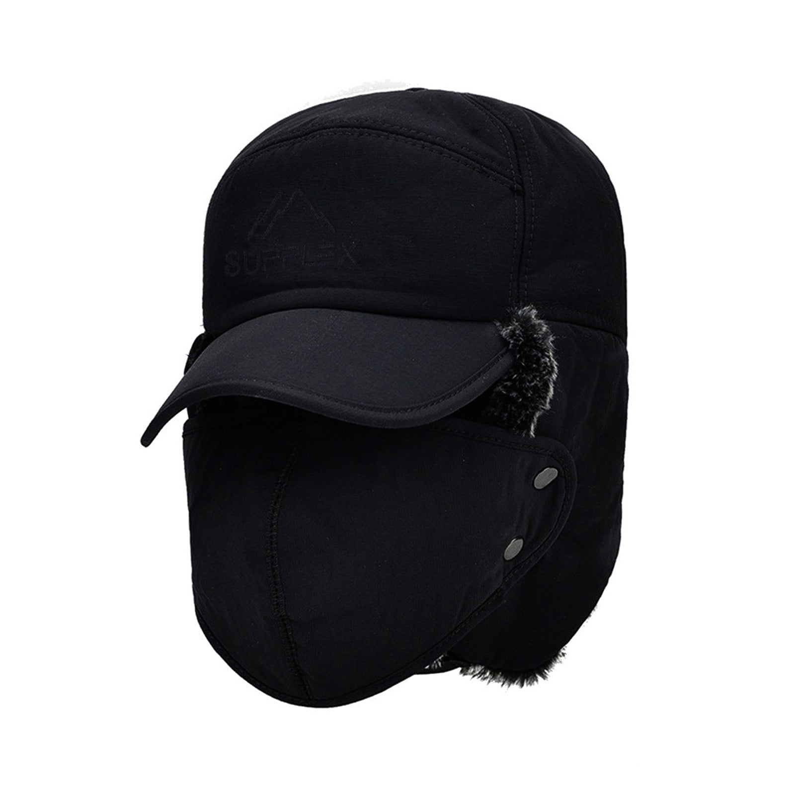 Audhol Winter Hats for Men Men Women Faux F-Ur Earhat Cap Winter Ski ...