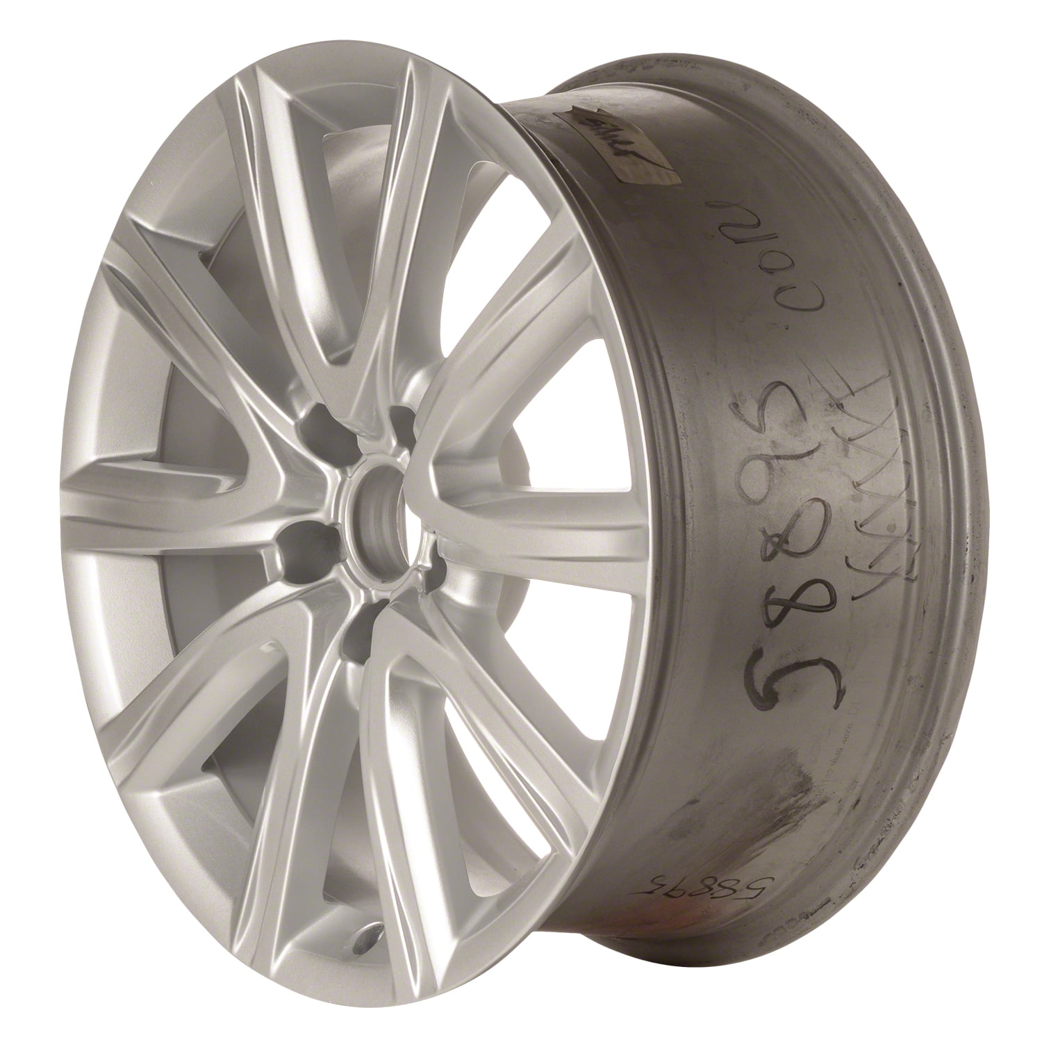 Audi Wheel 2012-2018 18" Factory OEM Silver 4G0601025AD - Walmart.com