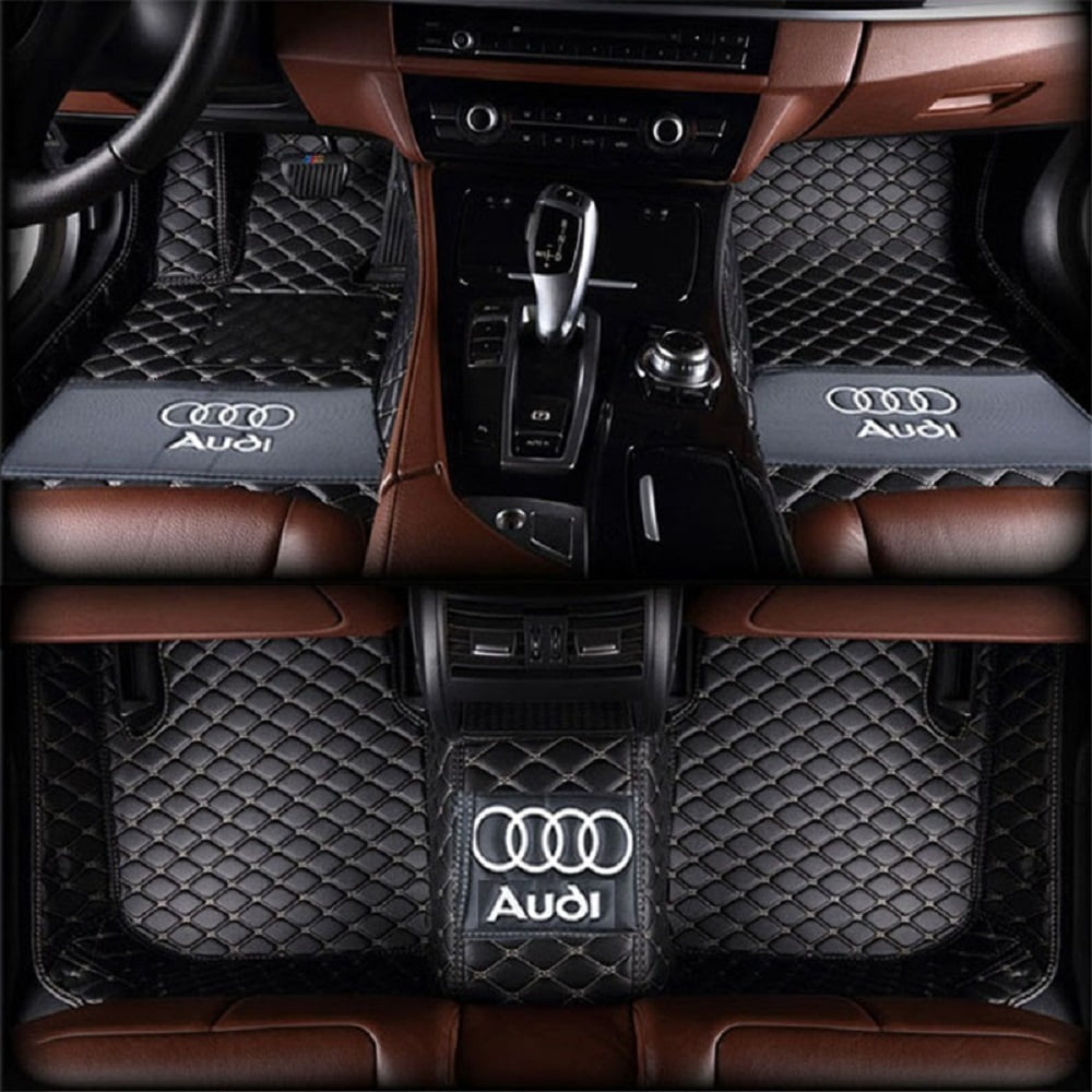 Audi A8L D4 4seat 2011-2017 Waterproof Leather Car Floor Mats Car Carpet - Walmart.com