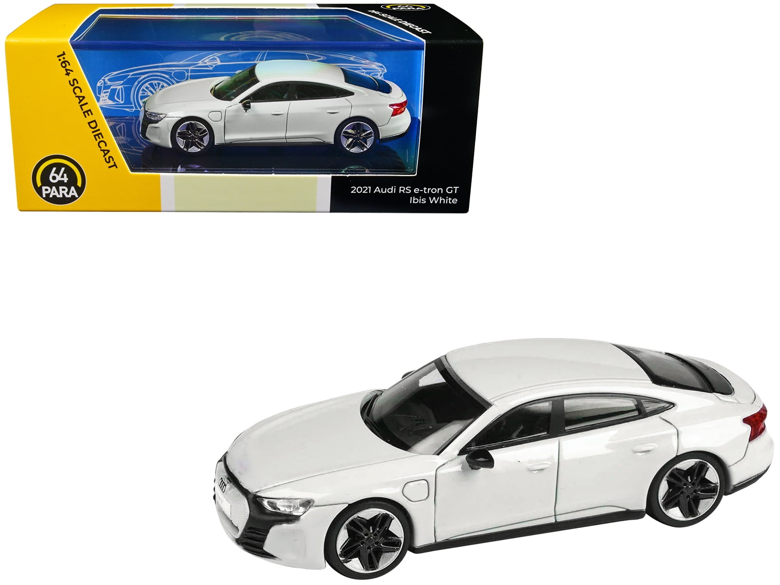 Audi E-tron GT RS Ibis White Metallic 1/64 Diecast Model Car by Paragon ...