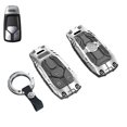 For Audi Key Fob Cover,Keychain,Zinc Alloy Protection Car Key Case for ...
