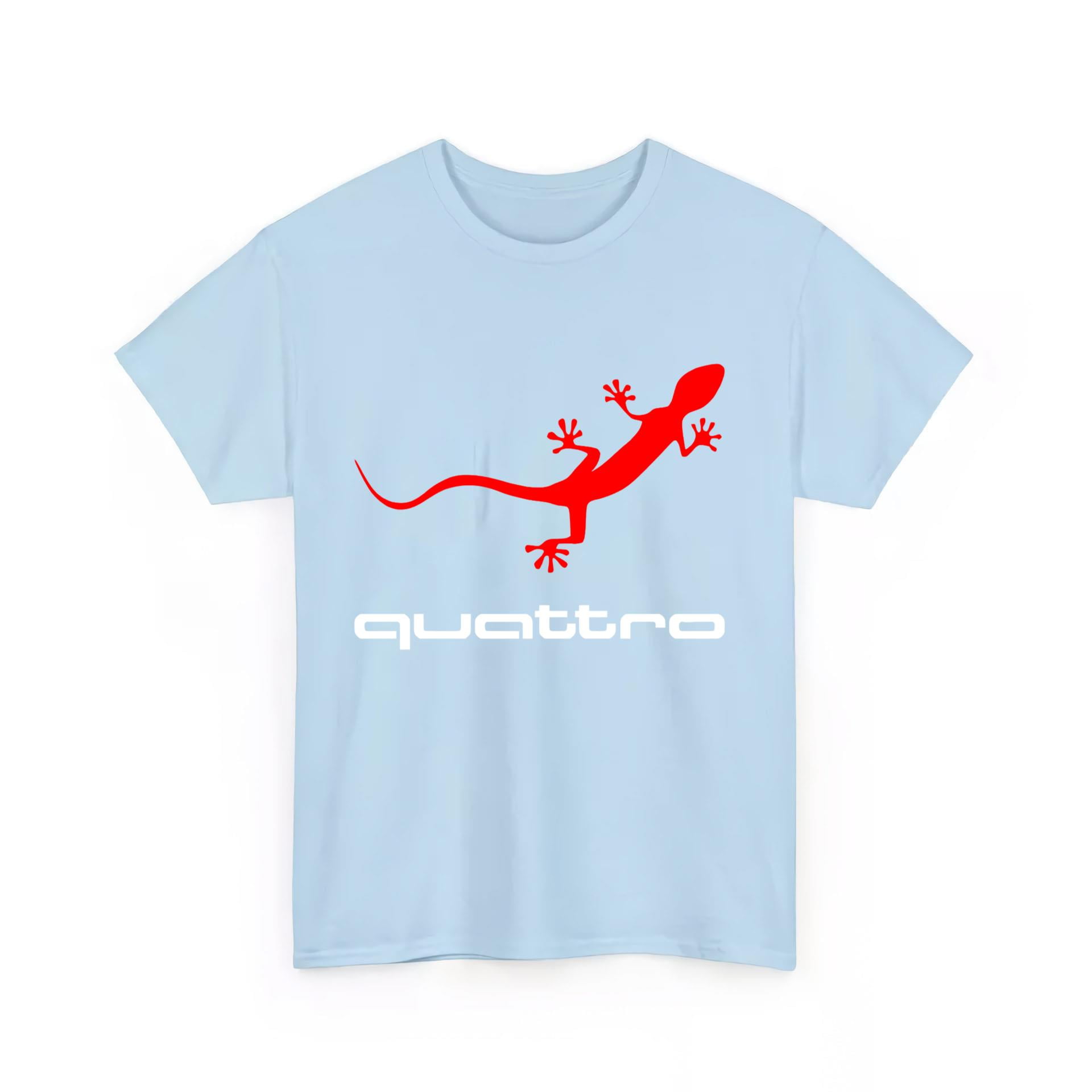 Audi Lizard Quattro Racing Logo Men's Black T-Shirt Size S to 5XL Best ...