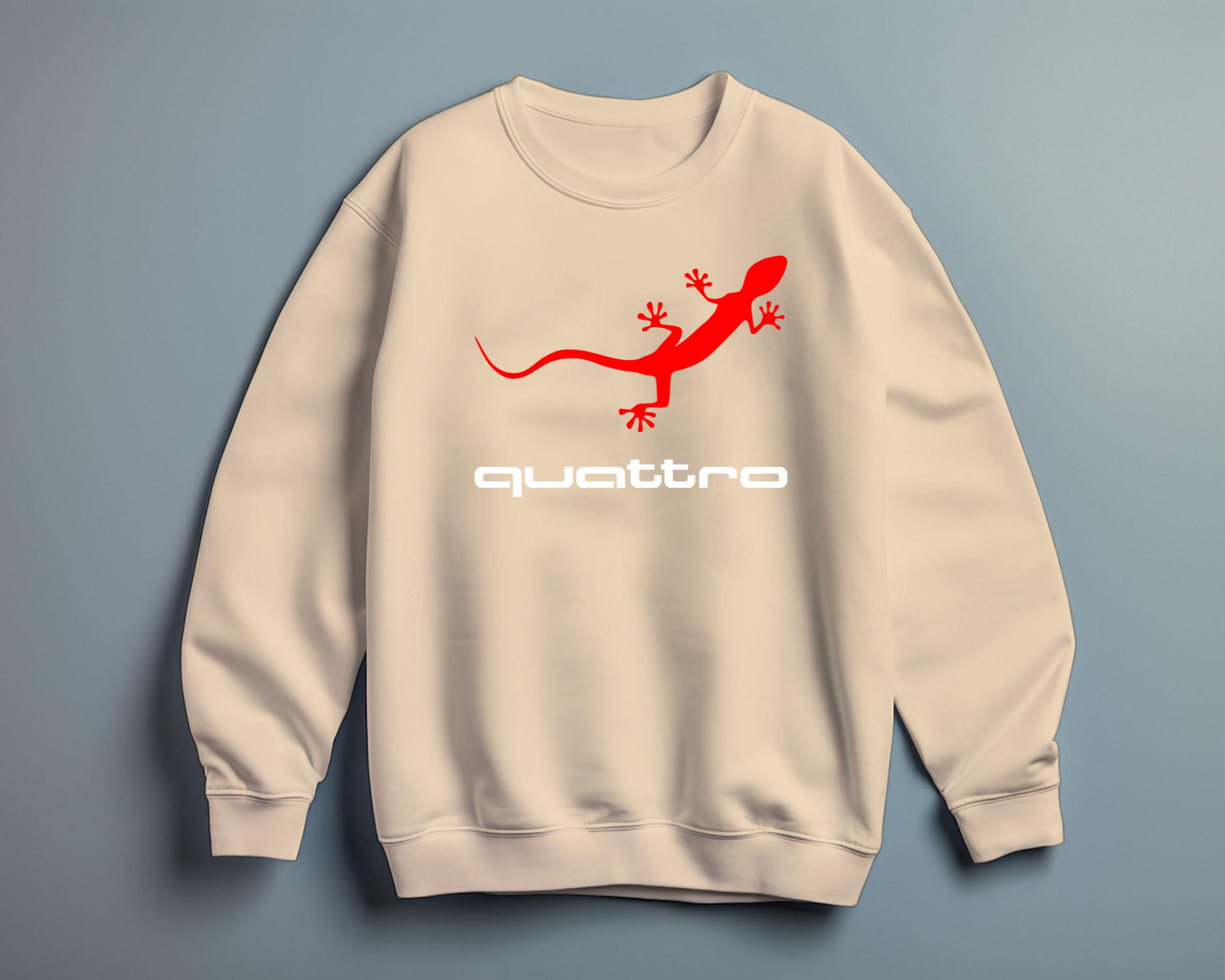 Audi Lizard Quattro Racing Logo Men's Black T-Shirt Size S to 5XL Best ...