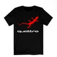 Audi Lizard Quattro Racing Logo Men's Black T-Shirt Size S to 5XL Best ...