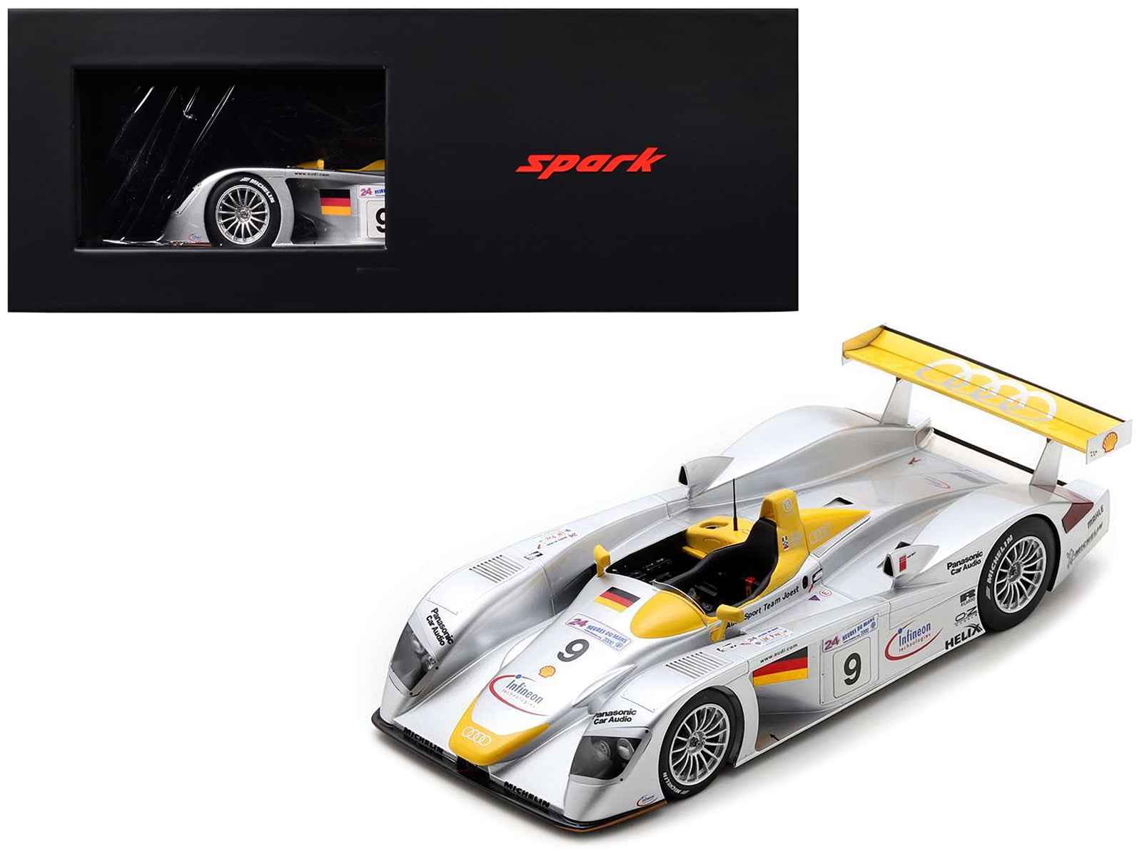 Audi R8 #9 Laurent Aiello - Allan McNish - Stephane Ortelli "Audi Sport ...