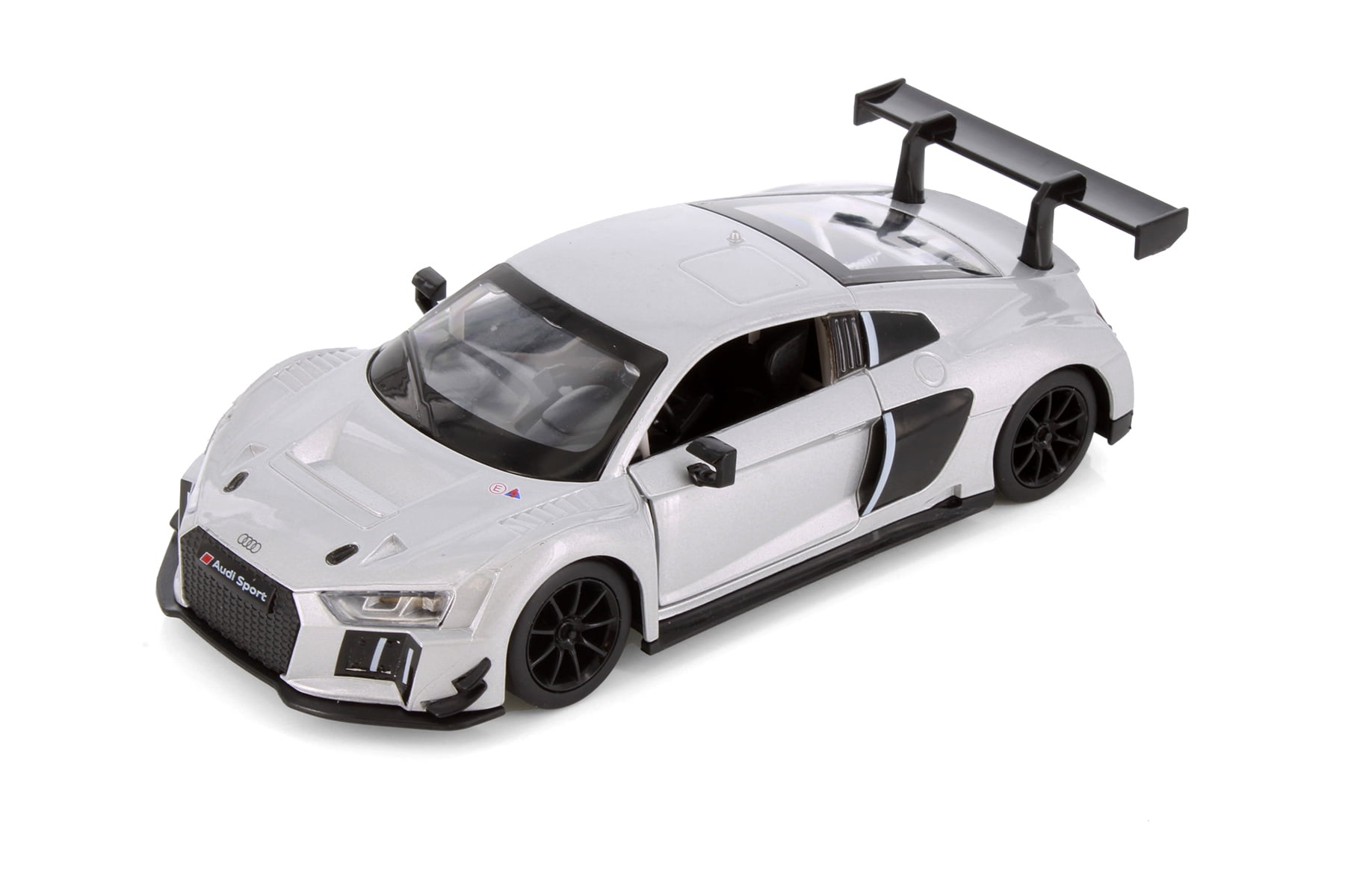 Audi R8 LMS Hardtop Sports Car, Silver - Showcasts 68262CD - 1/24 Scale ...