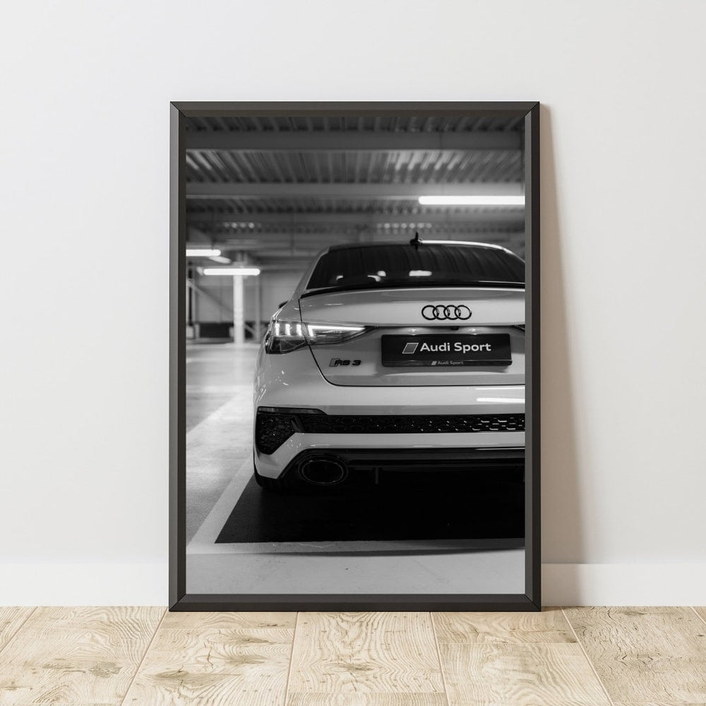 Audi Rs3 Poster, Audi Poster, Audi Print, Audi Wall Art, Iconic Car ...