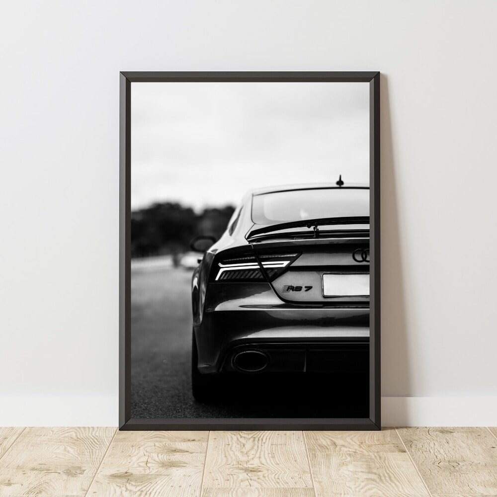 Audi Rs7 Poster, Audi Poster, Audi Print, Audi Wall Art, Iconic Car ...