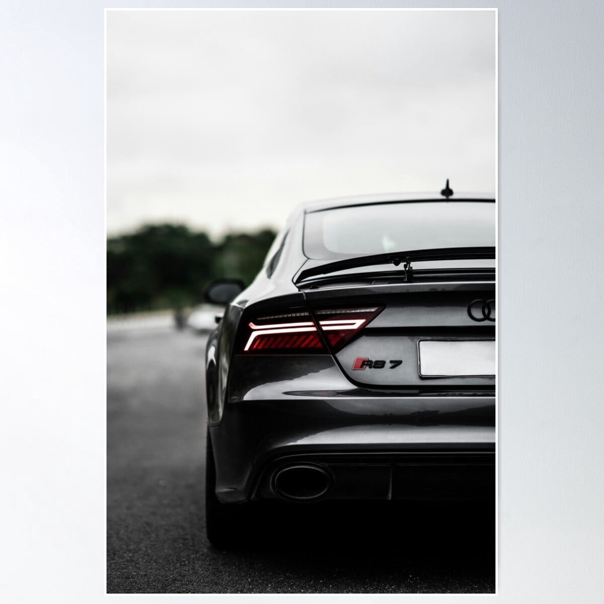 Audi Rs7 Poster UNFRAMED PAPER POSTER, Home Decor, Vintage Gift, Living ...