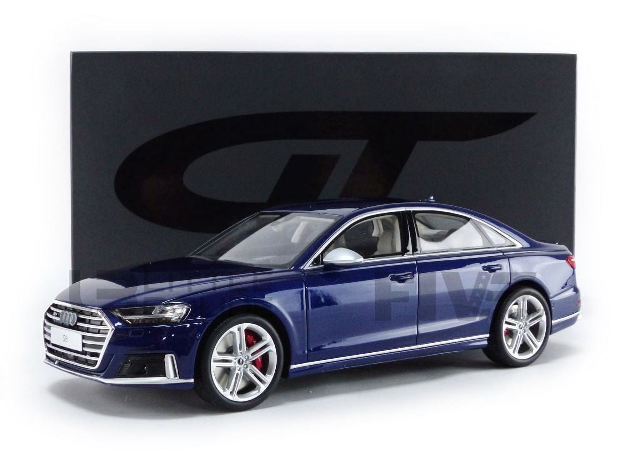 Audi S8 Navarra Blue Metallic 1/18 Model Car by GT Spirit - Walmart.com