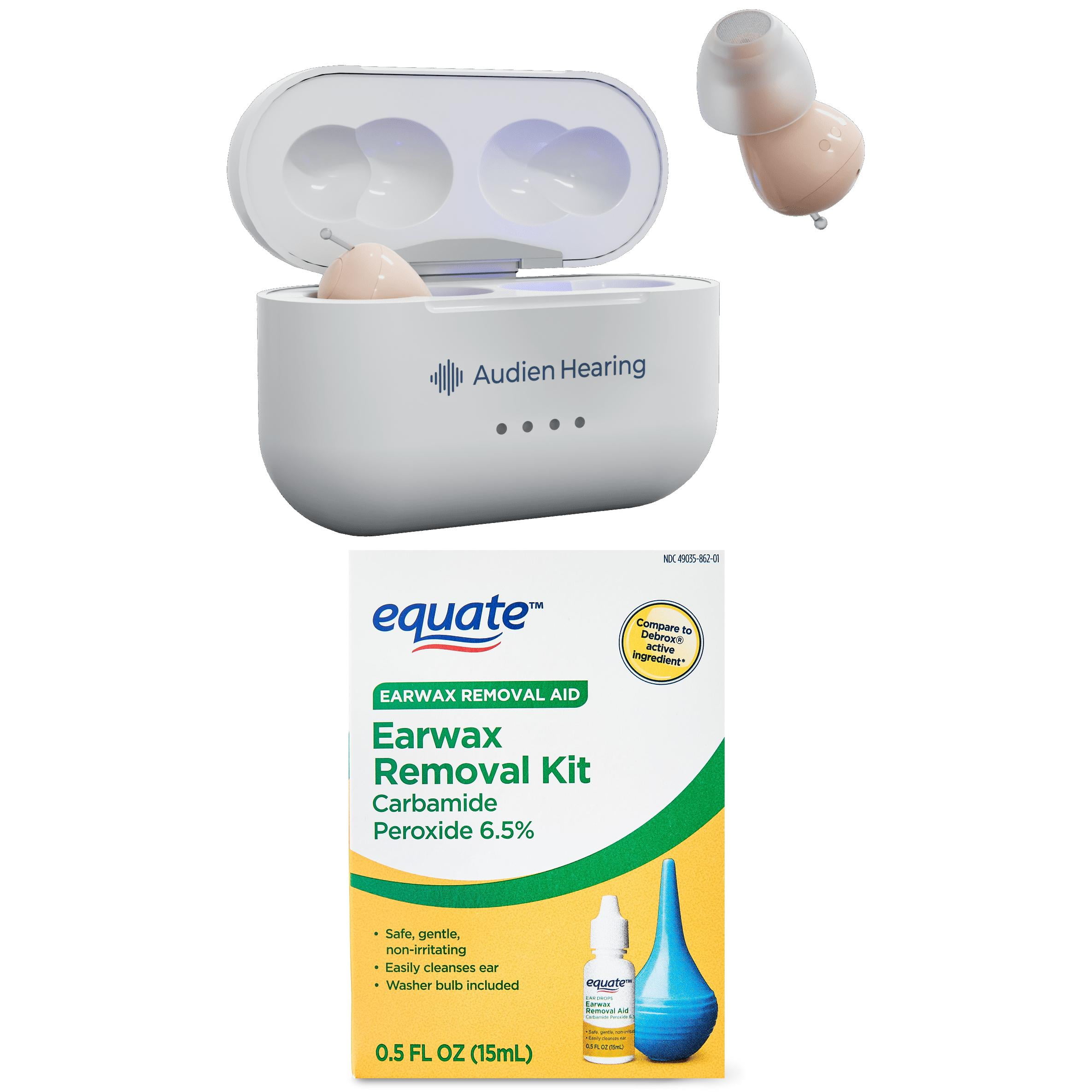 Audien Hearing's Atom Pro 2 + EQ Ear Wax Removal Bundle - Walmart.com