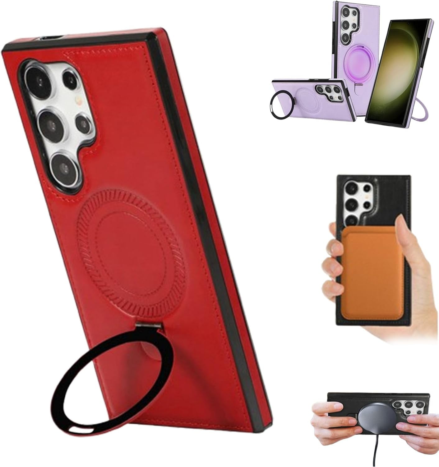 Audiencek Luxurious Leather Magnetic Case, 2025 New Premium PU Leather ...