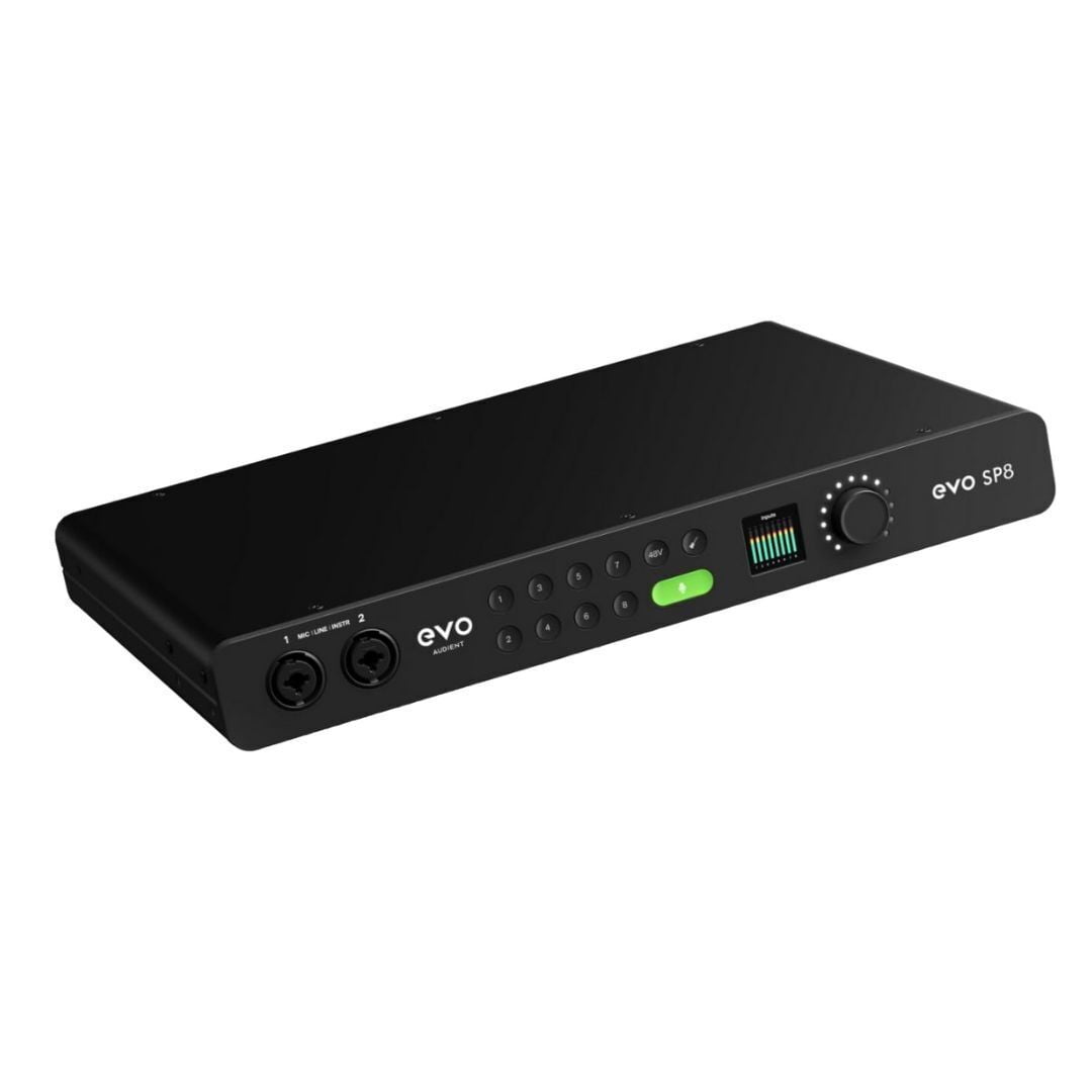Audient EVO SP8 8-Channel Smart Mic Preamp with AD-DA Convertor, LCD ...