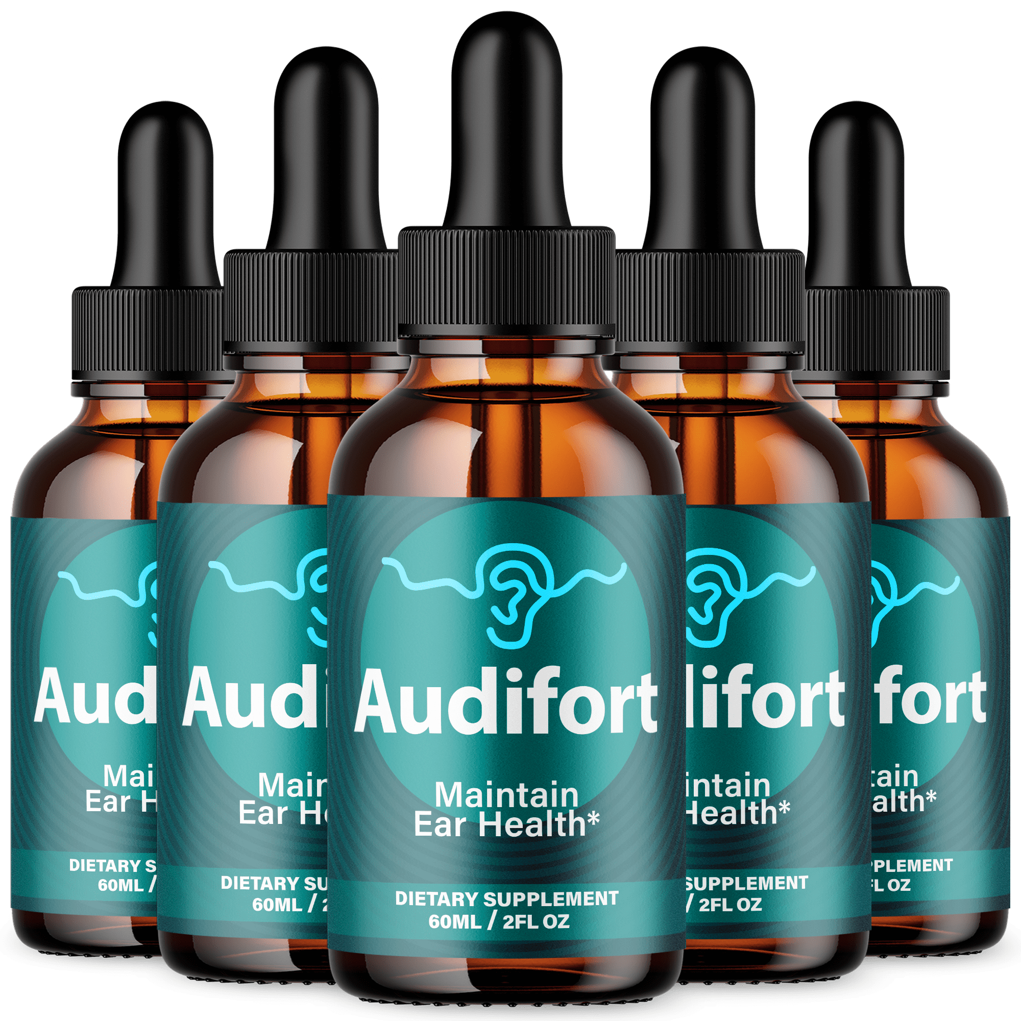 Audifort Ear Health Support Drops Natural Formula Healthy Hearing ...