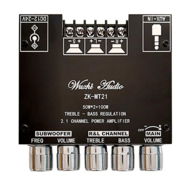 Audio 2.1-channel Bluetooth digital amplifier module, high and low ...