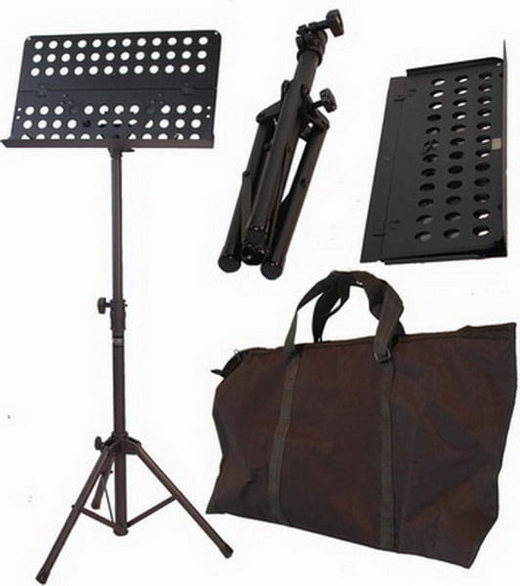 Audio 2000'S Portable Metal Sheet Music Stand with Carrying Bag (for ...