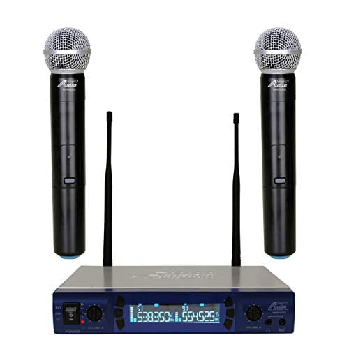 Audio 2000s AWM-6952U UHF Handheld 200 Frequencies Portable Wireless Microphone - Walmart.com