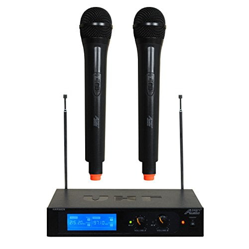 Audio 2000s VHF 2 Channels Handheld Wireless Microphone - Walmart.com