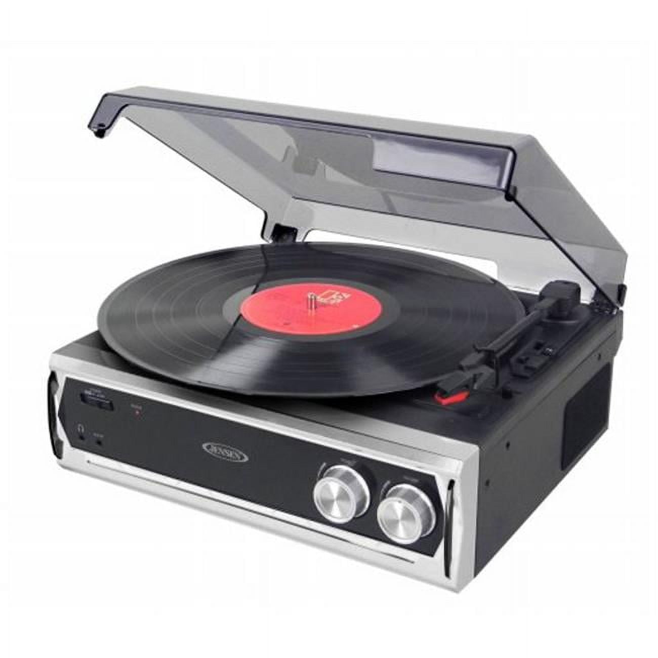 Audio 3 Speed Stereo Turntable With Built In Speakers & Speed ...