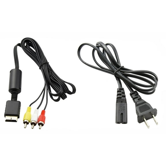 Playstation AV to RCA Cable for PS1, PS2, PS3, PSX - 6ft Composite ...