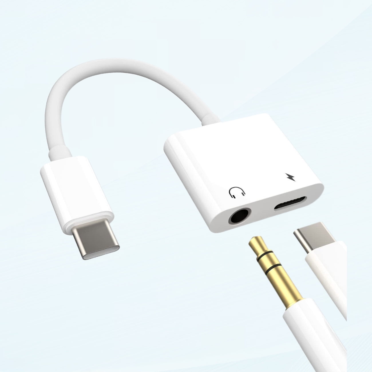 Audio Accessories USB C to 3.5mm Type-c Headphone Adapter AUX Slot ...