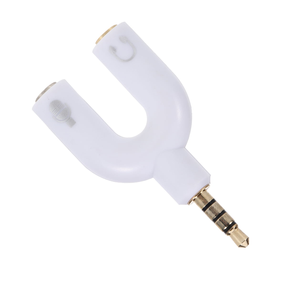 Audio Adapter Audio Converter U Shape Splitter Earphone Splitter U ...