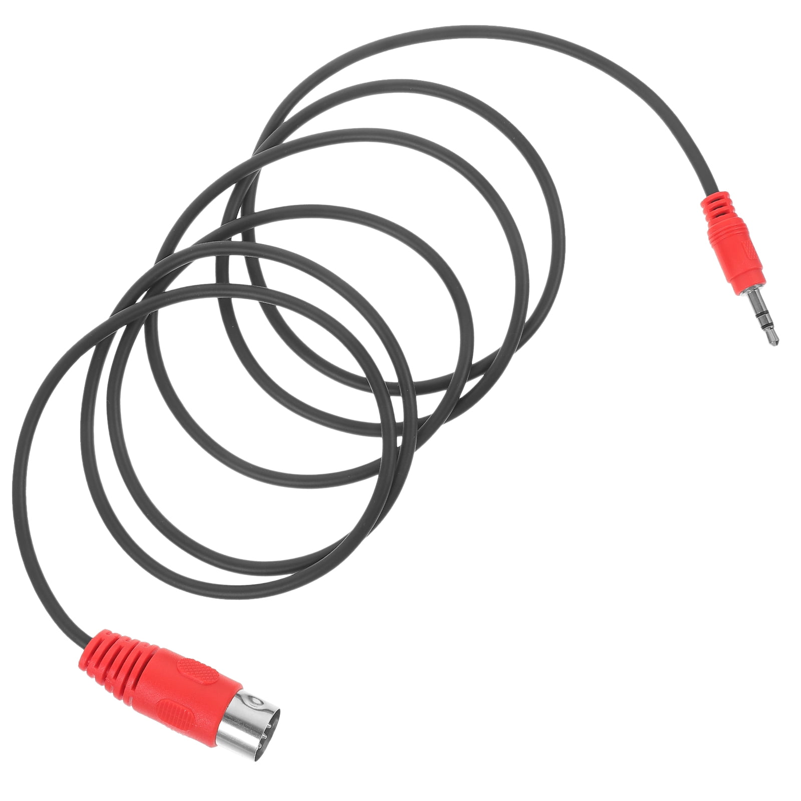 Audio Adapter Cable Jack Cord 3.5mm Pin Computer Elbow Portapotty Tieti ...