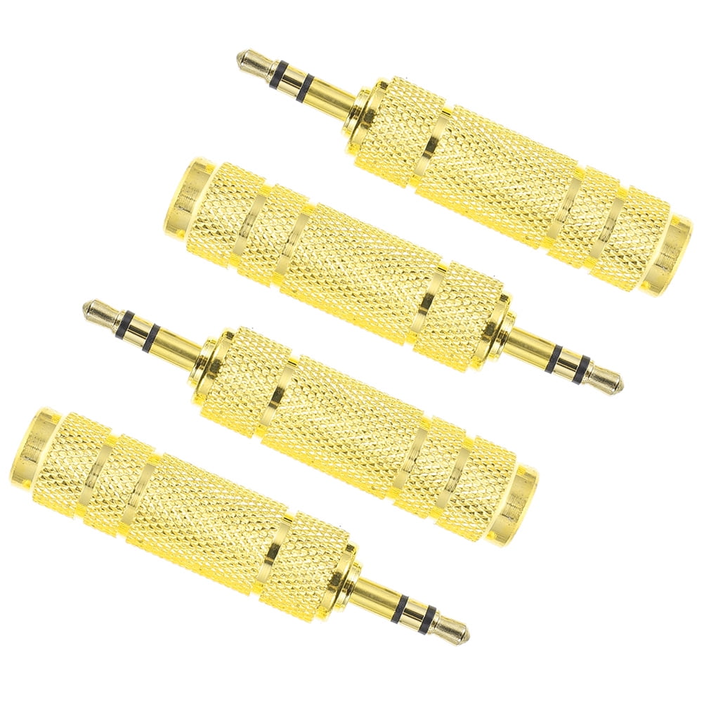 Audio Adapter Mic 3.5mm Male to 6.35mm Female Portapotty Amplificadores ...