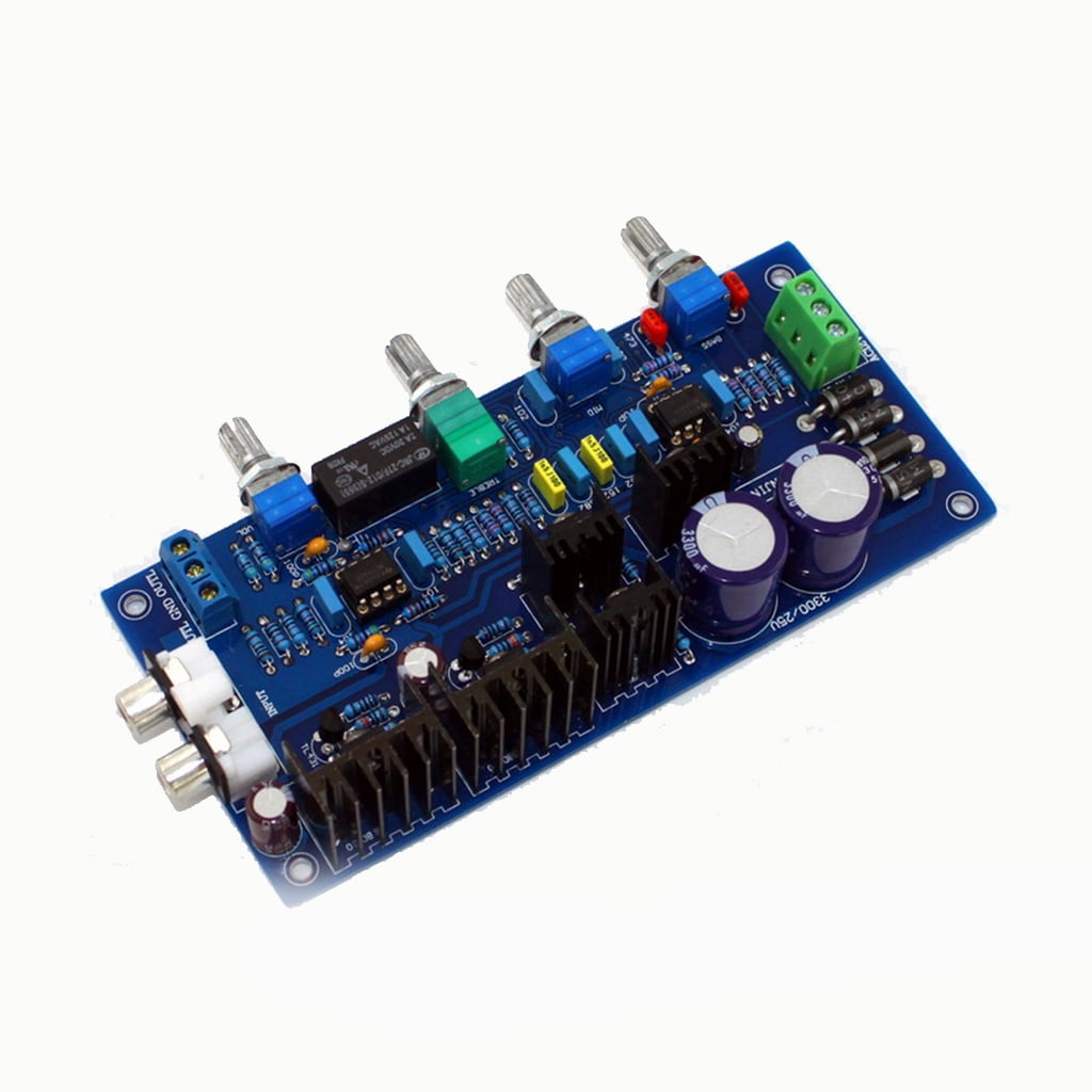Audio Amplifier Board AC 12V Pre-Amplifier Tone Board Volume Tone ...