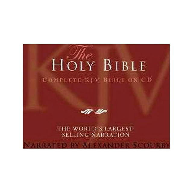 Alexander Scourby Narrated KJV Complete Bible Audio CD Set (60 CDs + 1 ...