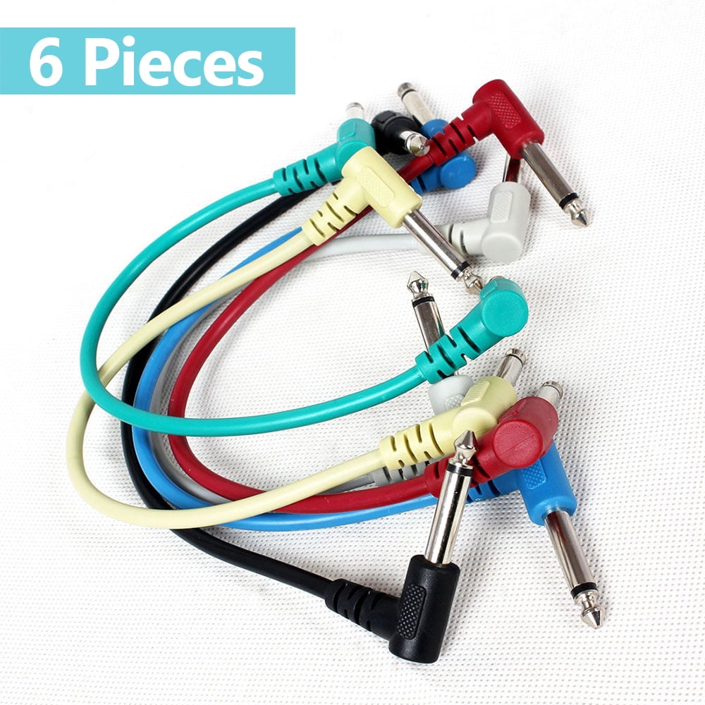 Audio Cable,1/4 Inch Leads Patch Pedal Cables Audio 21 Cables O Leads ...