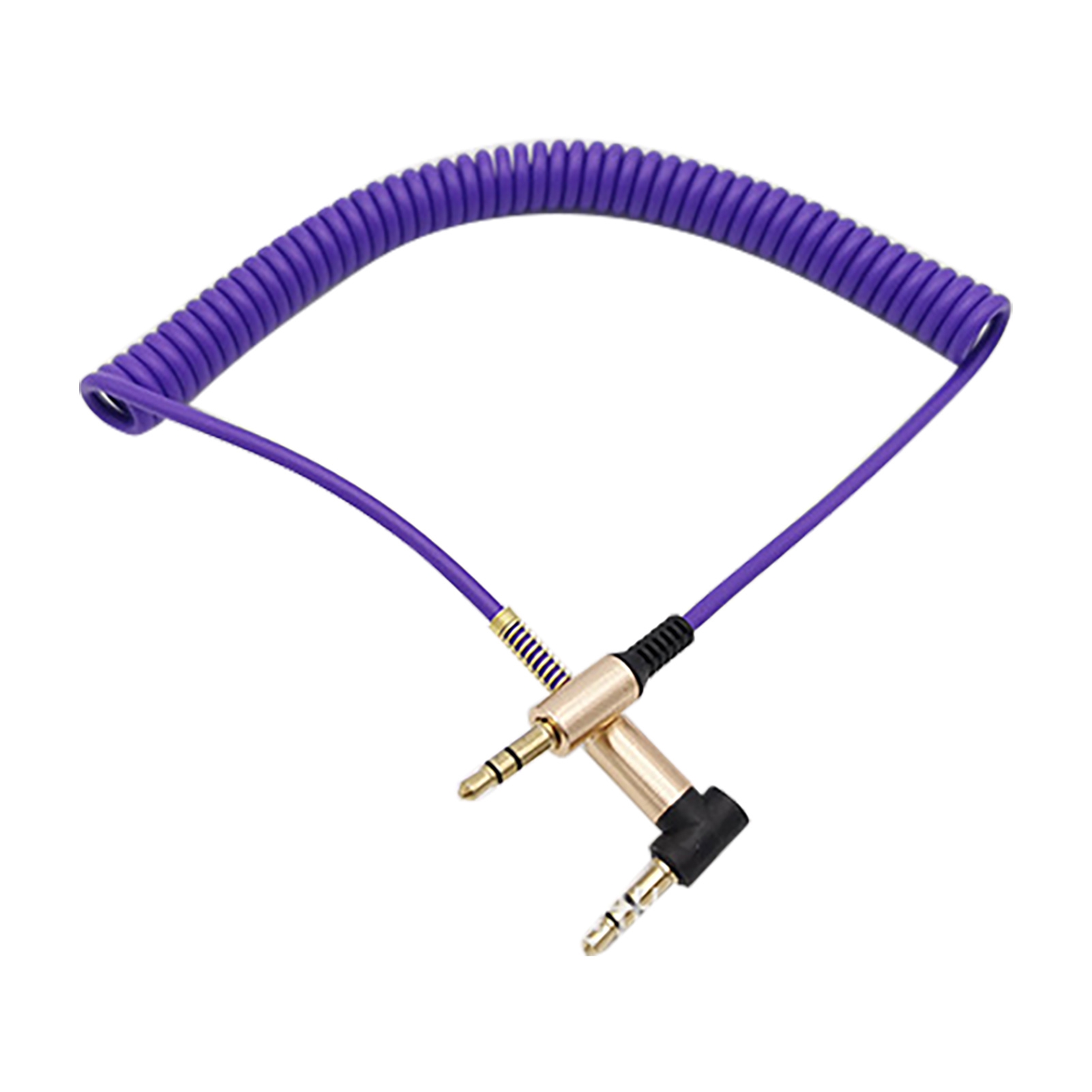 Audio Cable HIFI Sound Quality Plug Play Clear Telescopic 3.5mm Male to ...