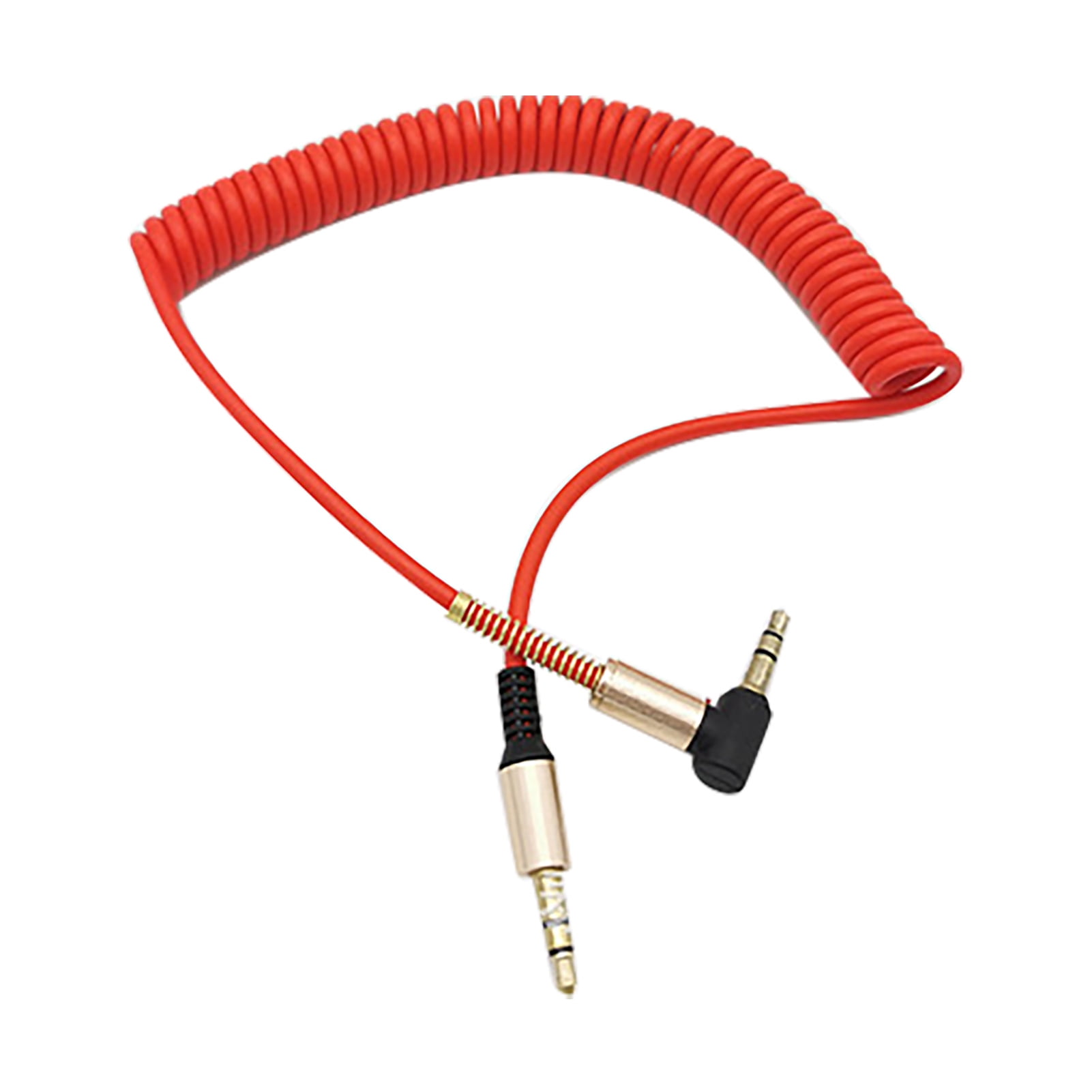 Audio Cable HIFI Sound Quality Plug Play Clear Telescopic 3.5mm Male to ...
