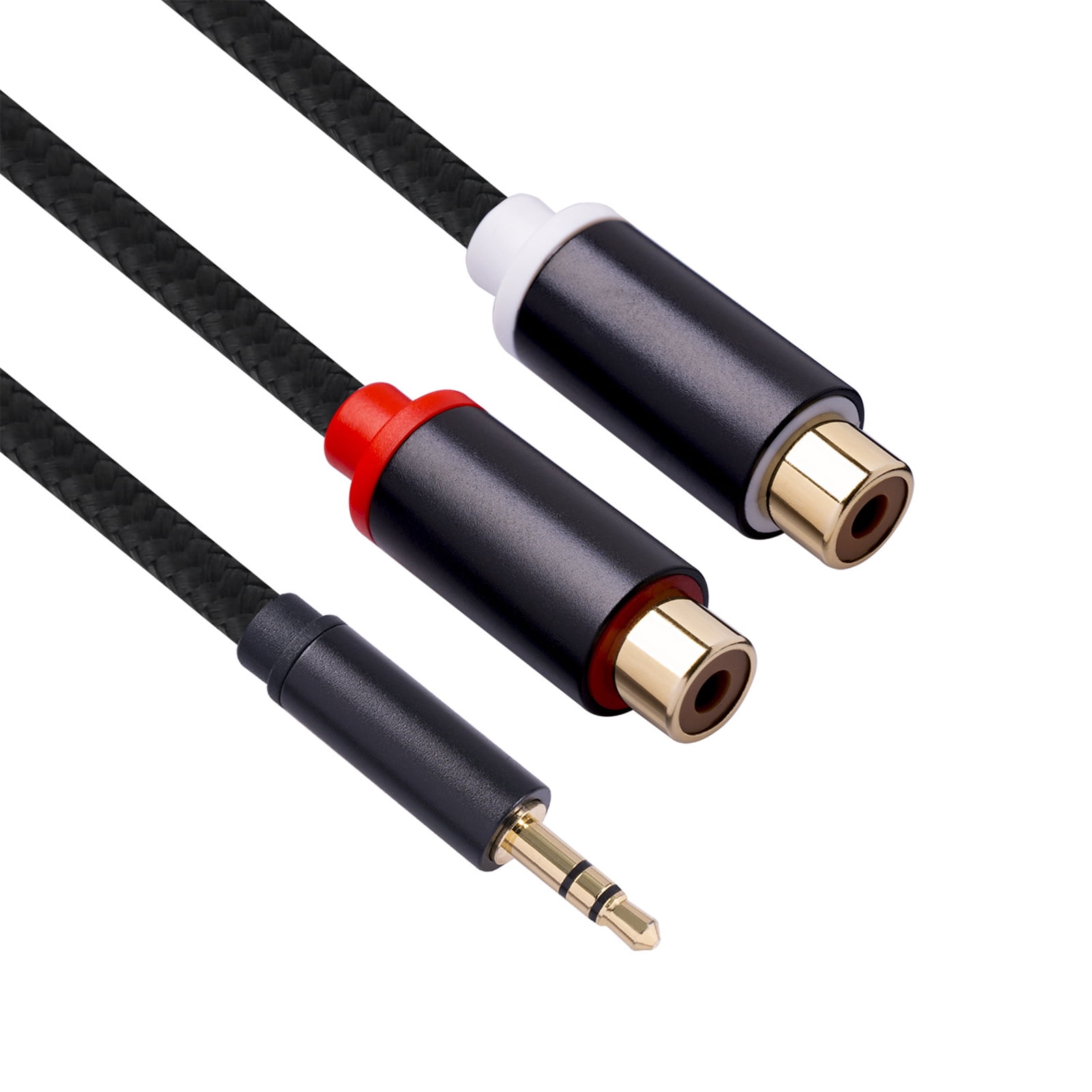 Audio Cable,Player Y Adapter Male To Dual Mobile Pc Tv Rca Female Cable ...