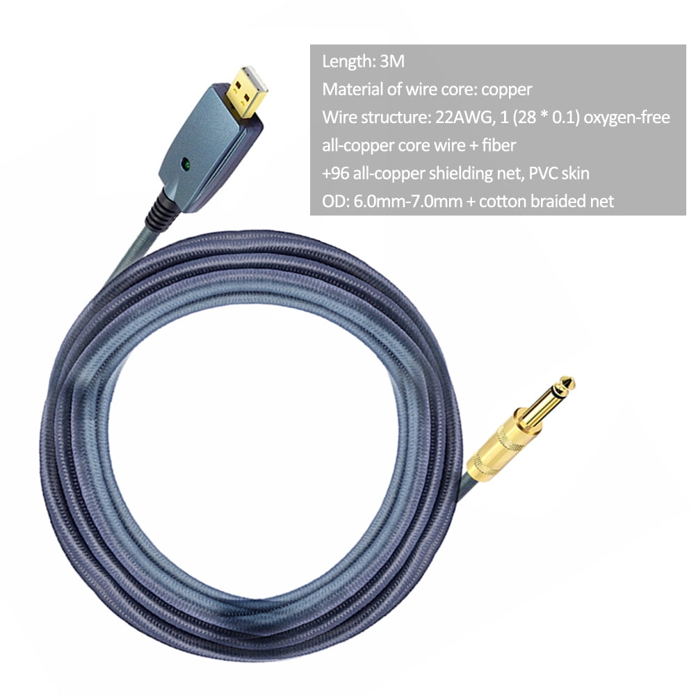 Audio Cable,Usb Cable Adapter 6.35mm Cable Interf O D Adapter Buzhi ...