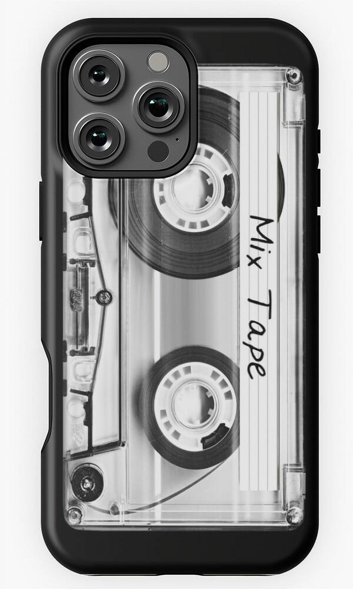 Audio Cassette Mix Tape Retro Phone Case Compatible with iPhone 11 to ...