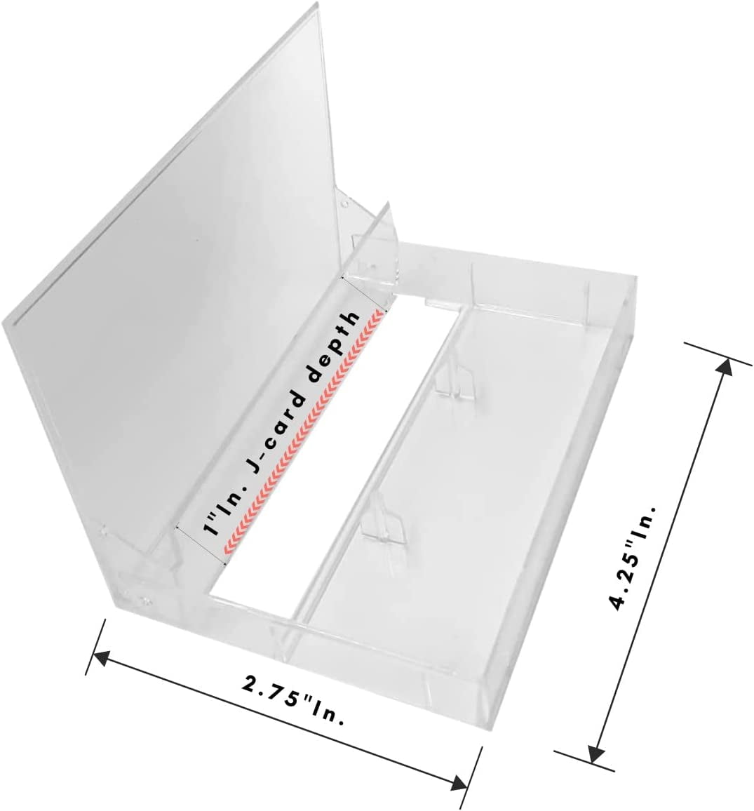 Audio Cassette Tape case Clear/Clear Square Edge Audio Cassette Tape ...