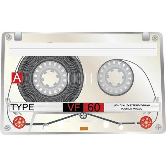 Audio Cassette Type Vf60 Sticker Phone Decal Water Bottle Stickers Car ...
