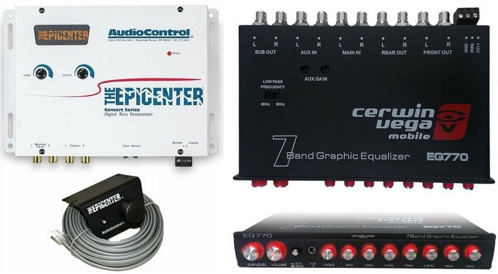 Audio Control The Epicenter Sierra White & Cerwin-Vega EQ-770 Digital ...
