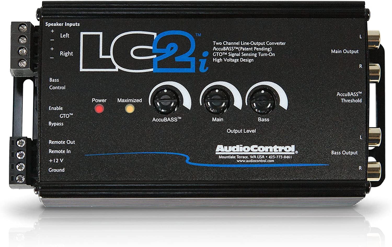 Audio Control LC2i Active 2 Channel Line Out Converter with AccuBASS ...