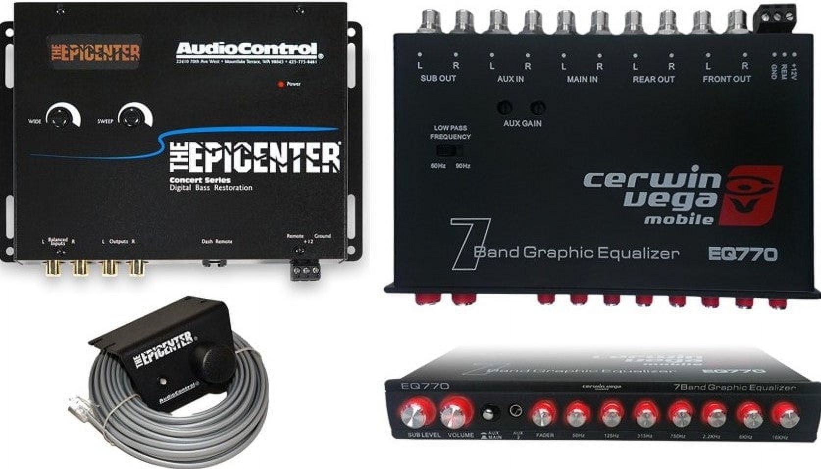 Audio Control The Epicenter & Cerwin-Vega EQ-770 Digital Bass ...