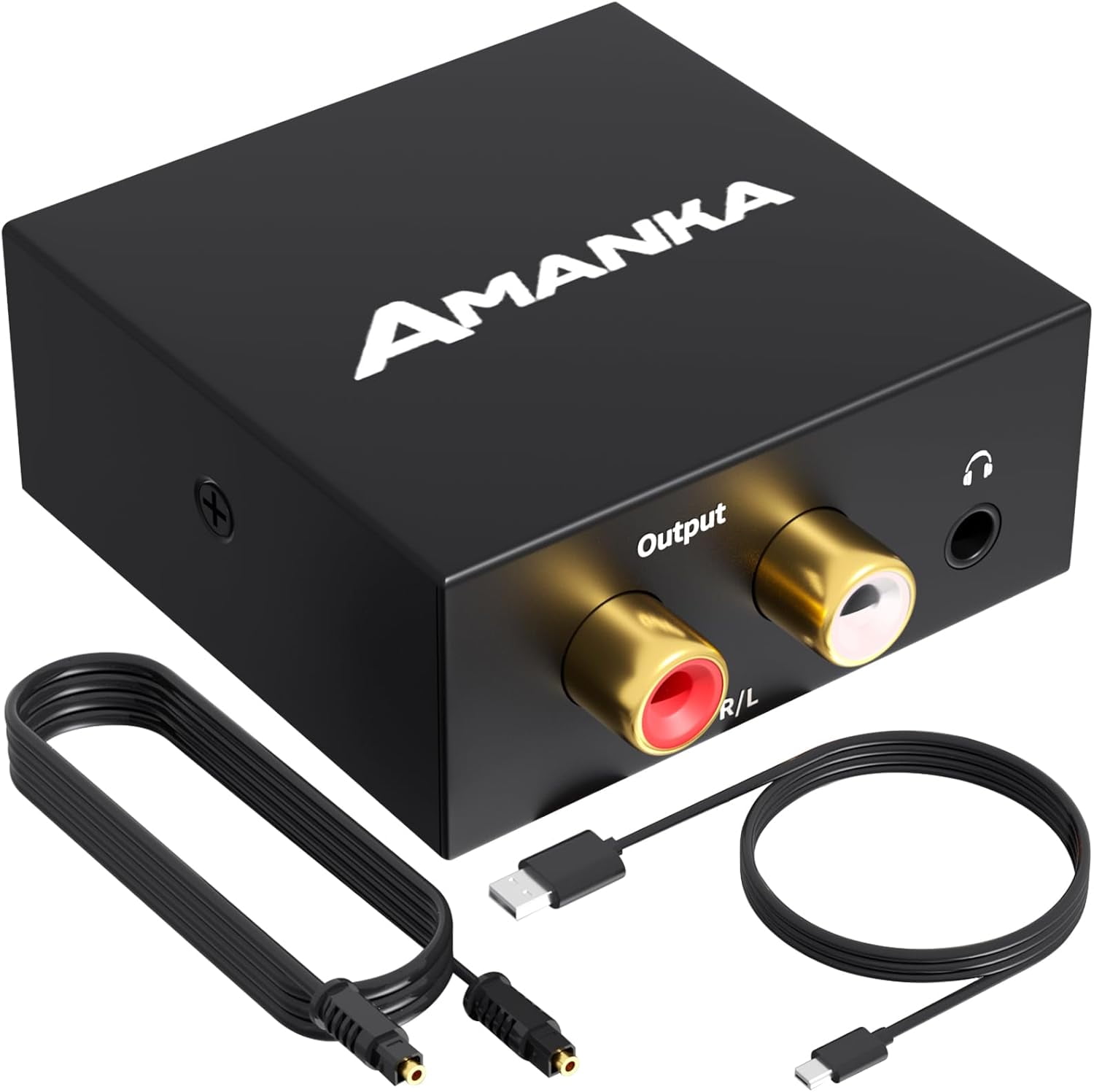 Audio Converter, AMANKA Digital to Analog Audio Decoder with Digital ...